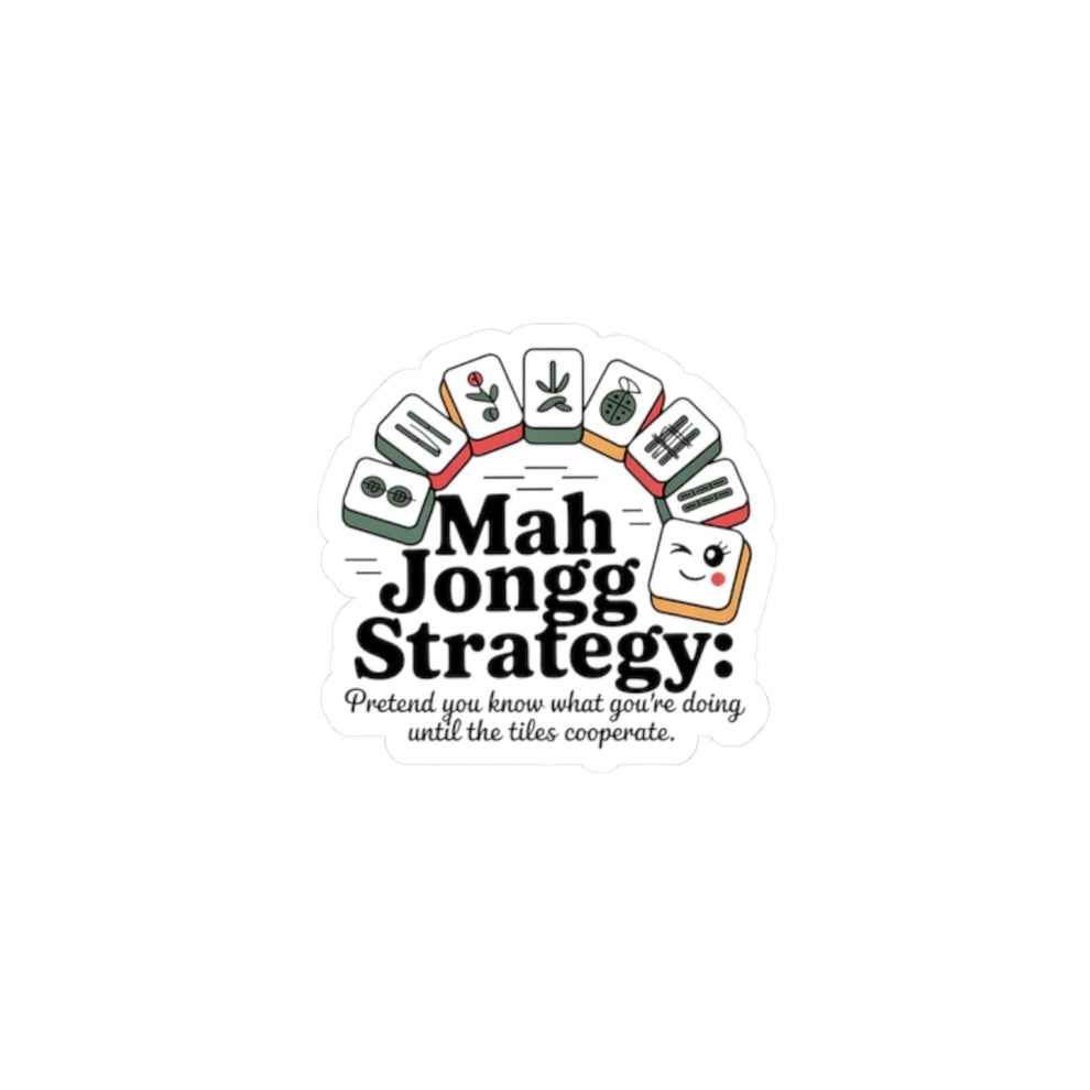 Mah-Jongg Strategy Sticker – MyJongg.net